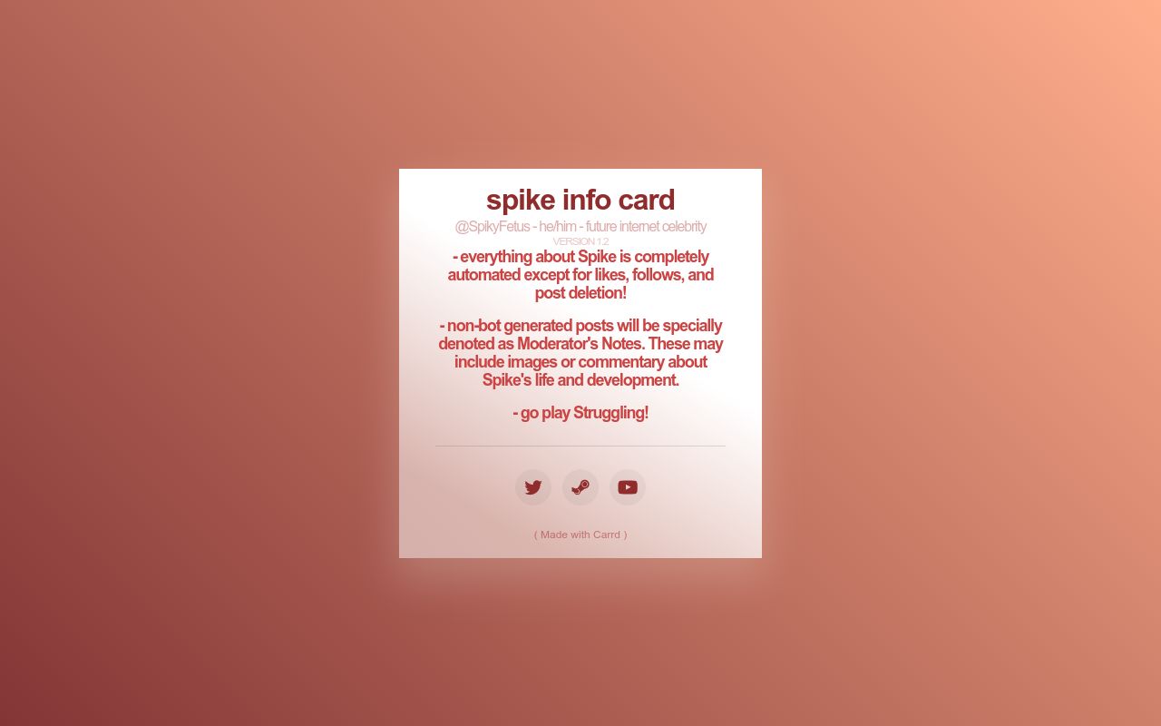 spike info card